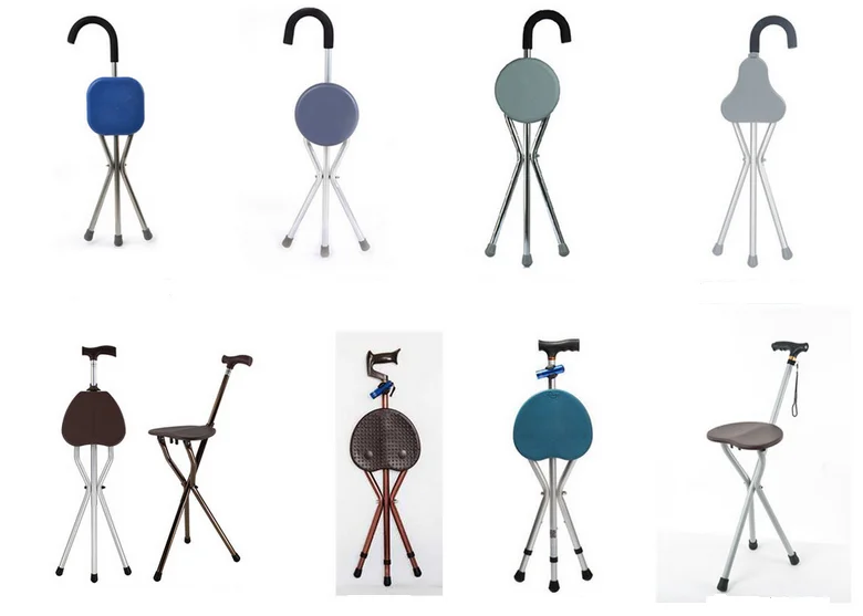 Multi-function Aluminum Folding Shooting Stick Seat/walking Stick With ...