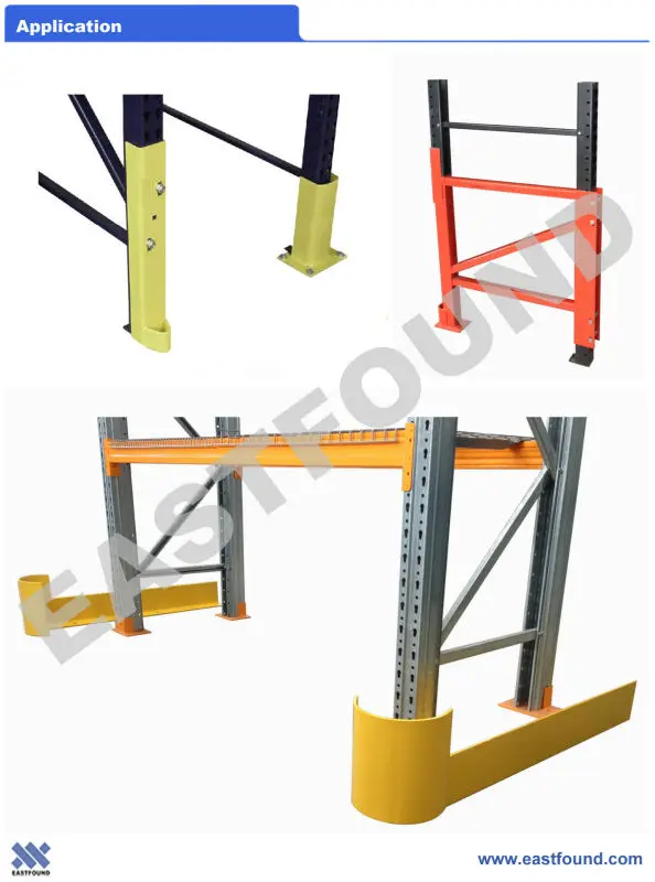 Warehouse Storage Upright Steel Column Guard Protector For Pallet ...