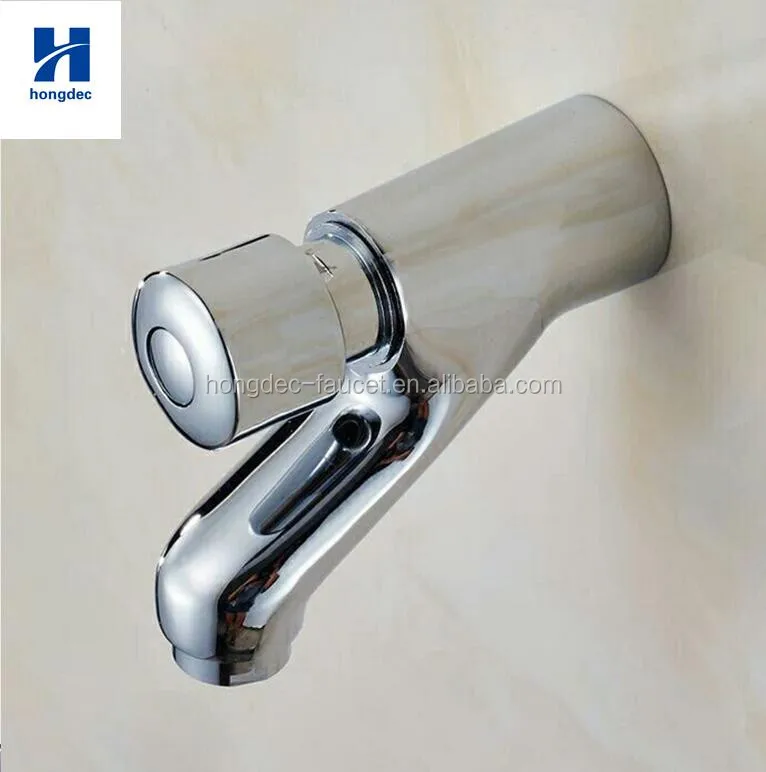 Hot Sale Wall Mounted Self-Closing Basin Push Tap by Hongdec