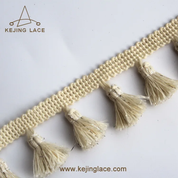 Wholesale Fashion Tassel Trim Braided Cotton Fringe Trim - Buy Cotton ...