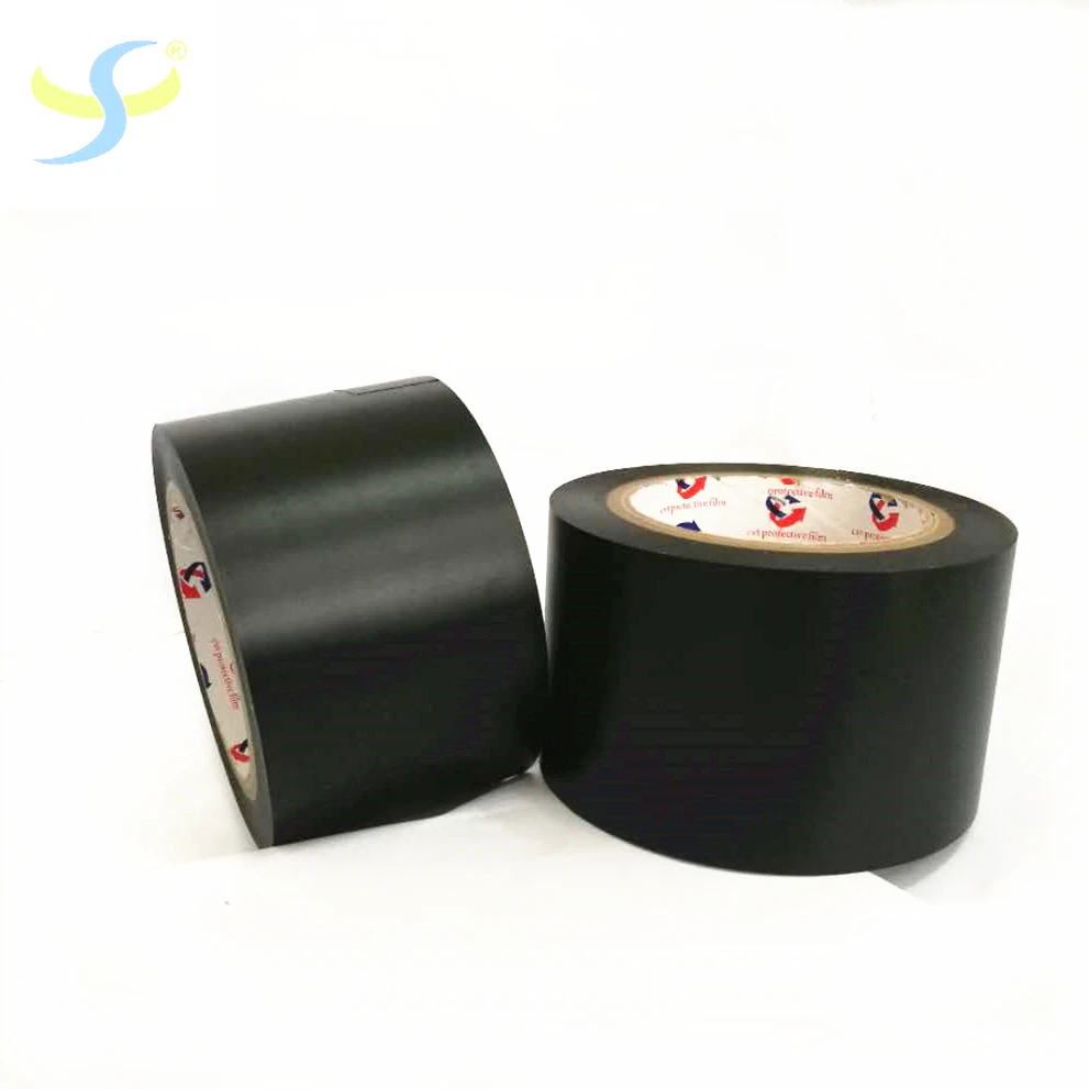 Brand New Black Pvc Protective Tape For Aluminum Window Profile Log ...