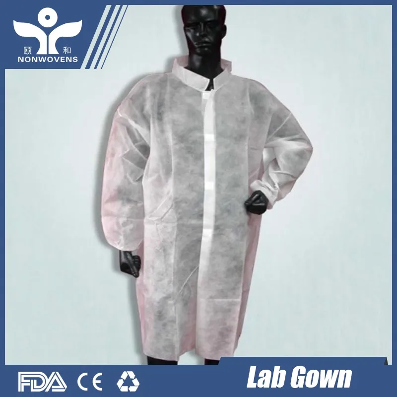 Ce/iso Fda Certification Disposable Non Woven Pp Lab Coat - Buy ...