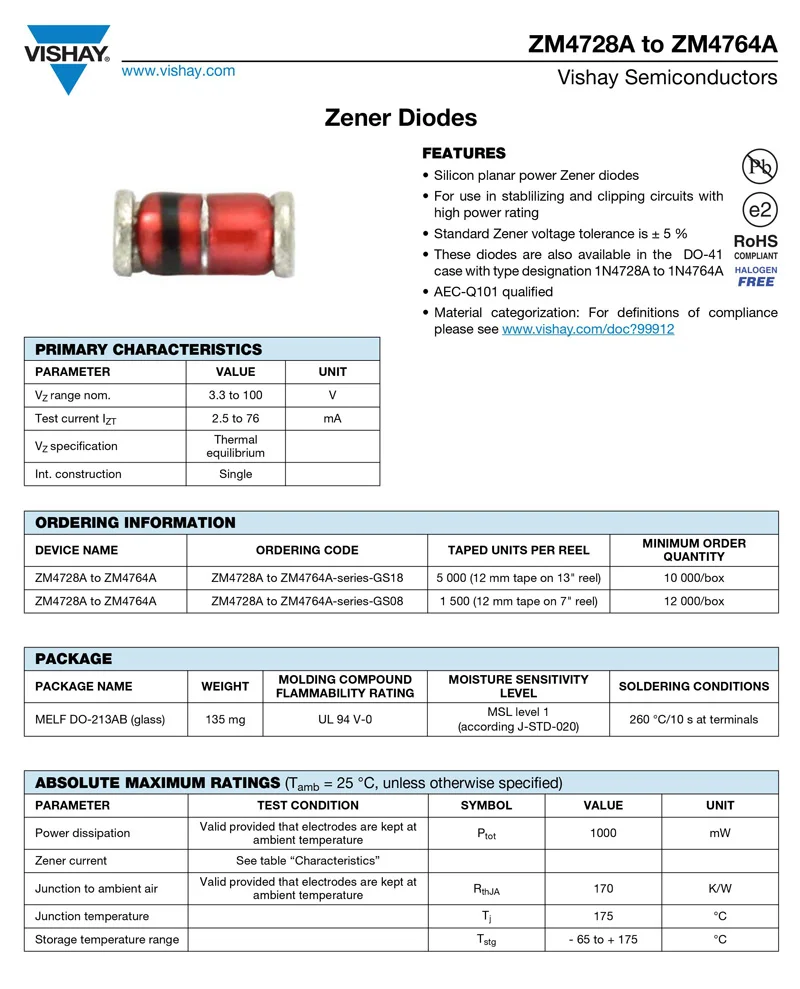 LL41 MELF DO-213AB 12VツェナーダイオードZM4742A| Alibaba.com