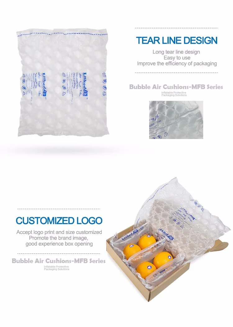 Protective Packaging Material Void Fill Air Bubble Cushion Pillow Film ...