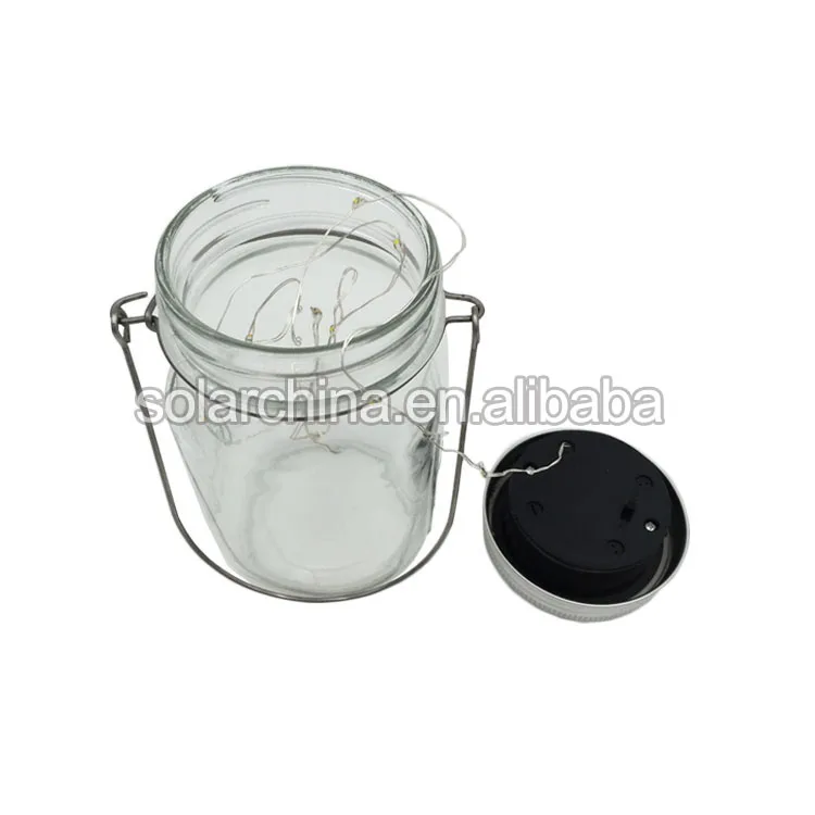 Solar Mason Jar Lid LED Light - Perfect for Garden Ambiance