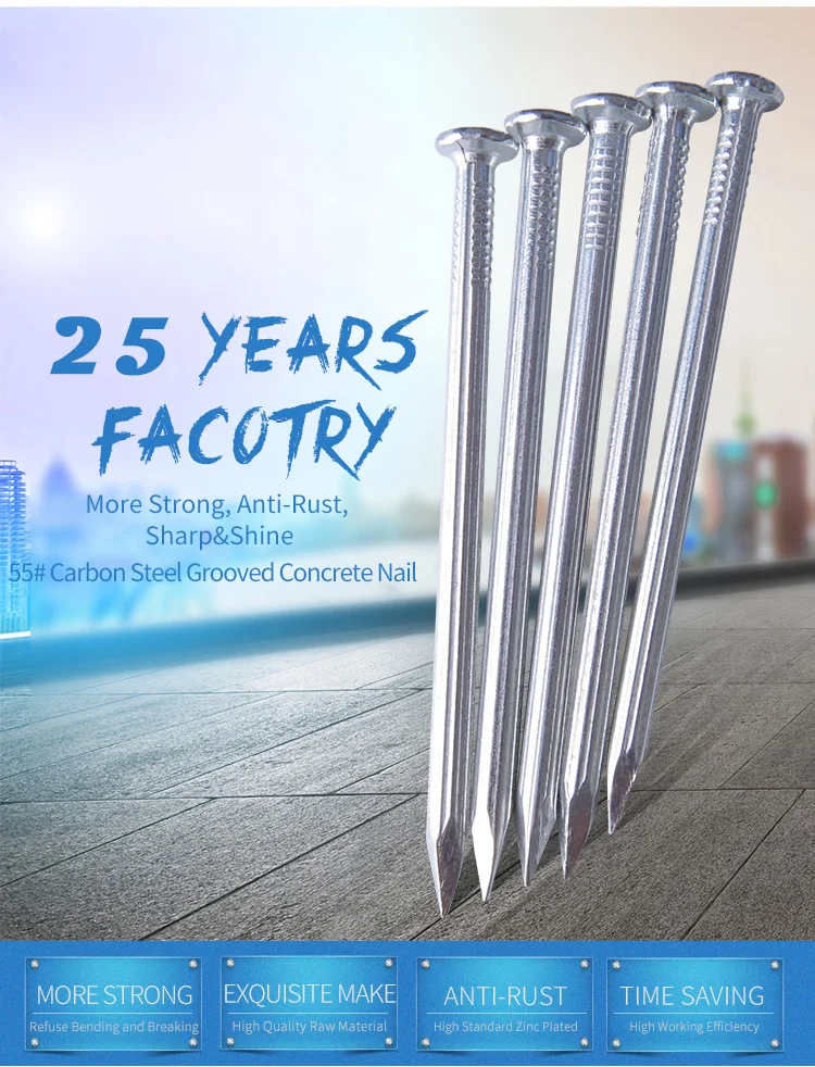 Cable Clip Nails / #55 Carbon Steel/ Cable Clip Concrete Nails - Buy ...