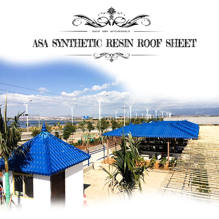 Decorative Corner Roof Ridge Tiles Asa / Pvc Ridge Tiles Water Flashing ...