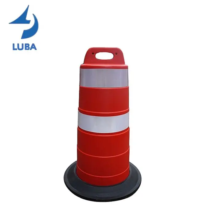 New Arrive Road Safety Reflective Rubber Base Traffic Barrier - Buy ...