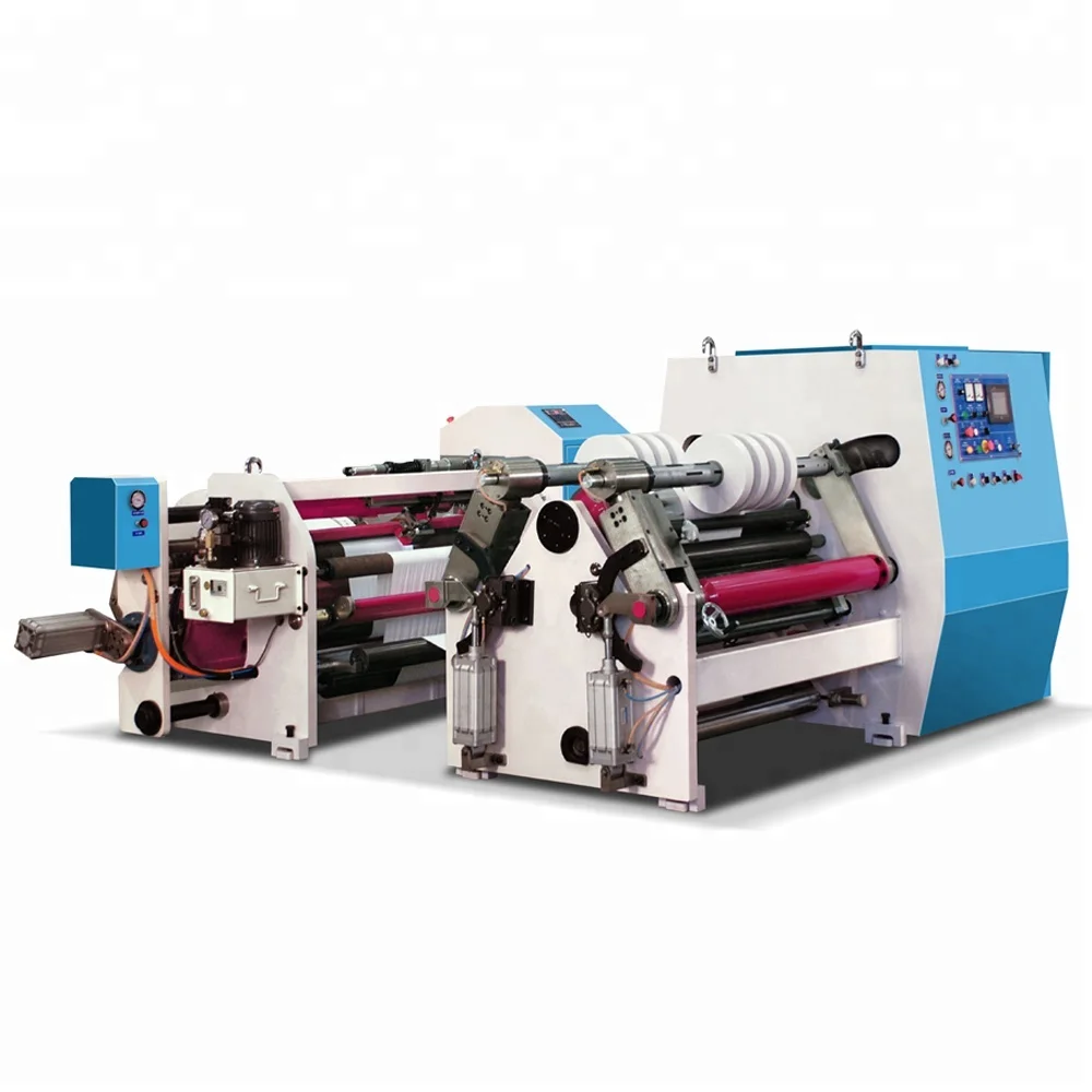 Automatic Thin Paper Jumbo Roll Tissue Paper Rewinding Slitting Machine ...