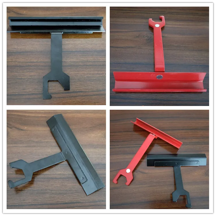 High Quality Powder Coating Steel Tdc / Tdf Straight Handle Duct Cleat ...
