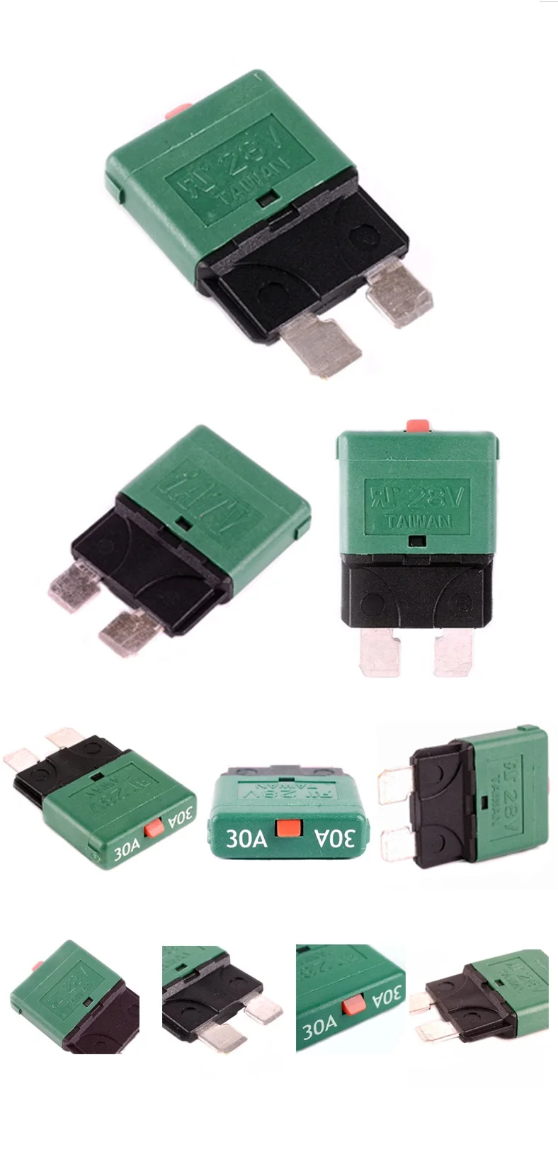 Auto Parts Automotive Fuse Type 30a Car Resettable Thermal Fuse Current ...