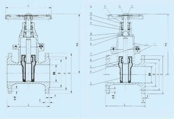 Diameter Dn50~dn600 Cast Iron Material Resilient-seated Gate Valve With ... Diameter Dn50~dn600 Cast Iron Material Resilient-seated Gate Valve With ...