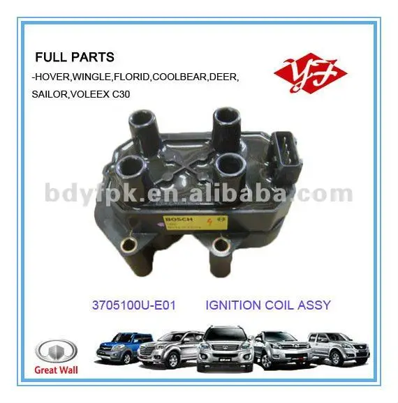 3705100U-E01 Ignition Coil for Great Wall Deer 491QE