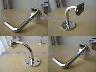 Adjustable Wall Mounted Railing Pipe Support Holder 304/316 Stainless ...