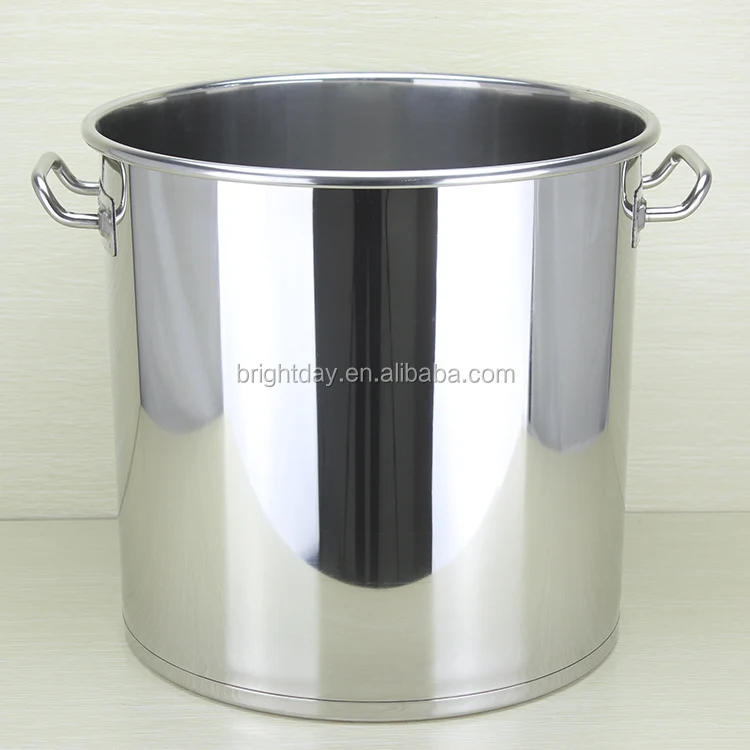 100L Stainless Steel Big Pots for Cooking - Durable & Versatile