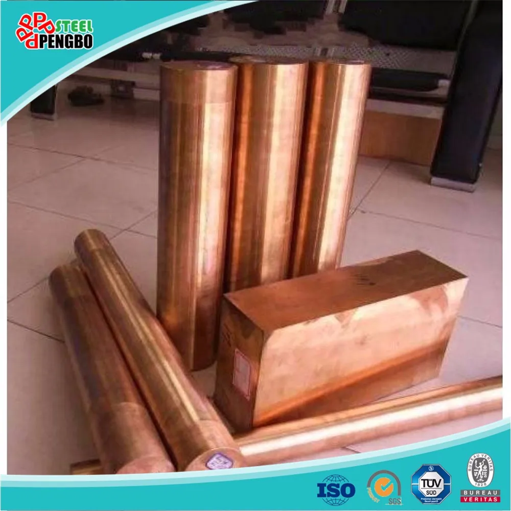 C1100 Straight and Rounnd Copper Ground Rod 8mm Copper Bar with High ...