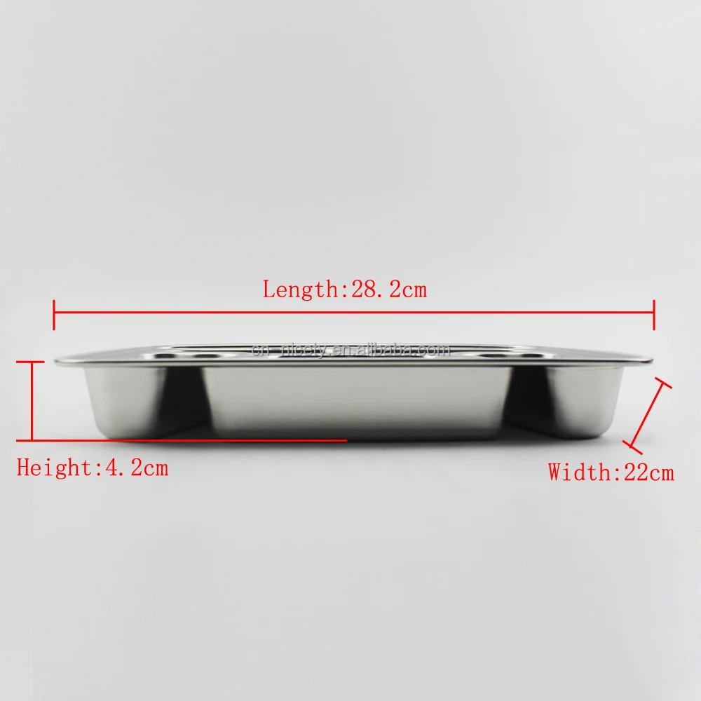 Skillful Manufacture Metal Stainless Steel Lunch Tray/fruit Tray - Buy ...