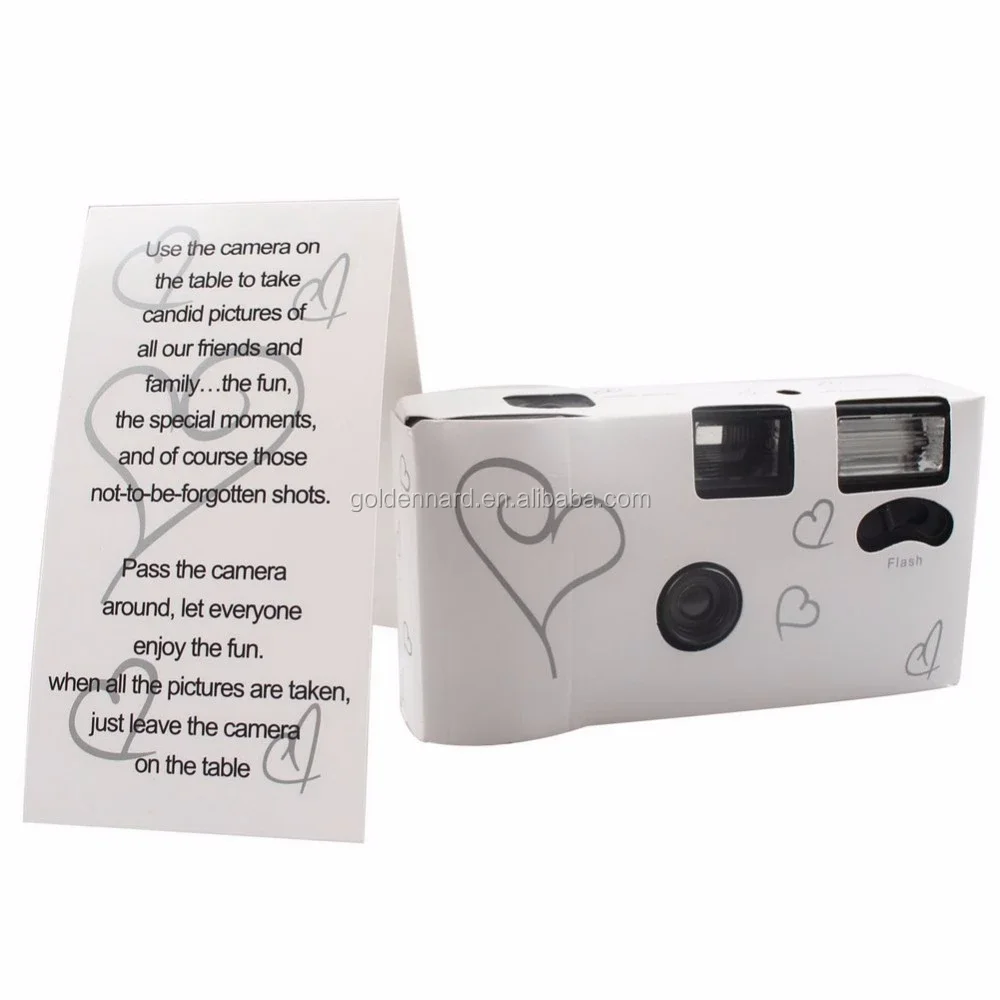 Cheap Quick Snap Single-Use Disposable Flash Camera 35mm Film