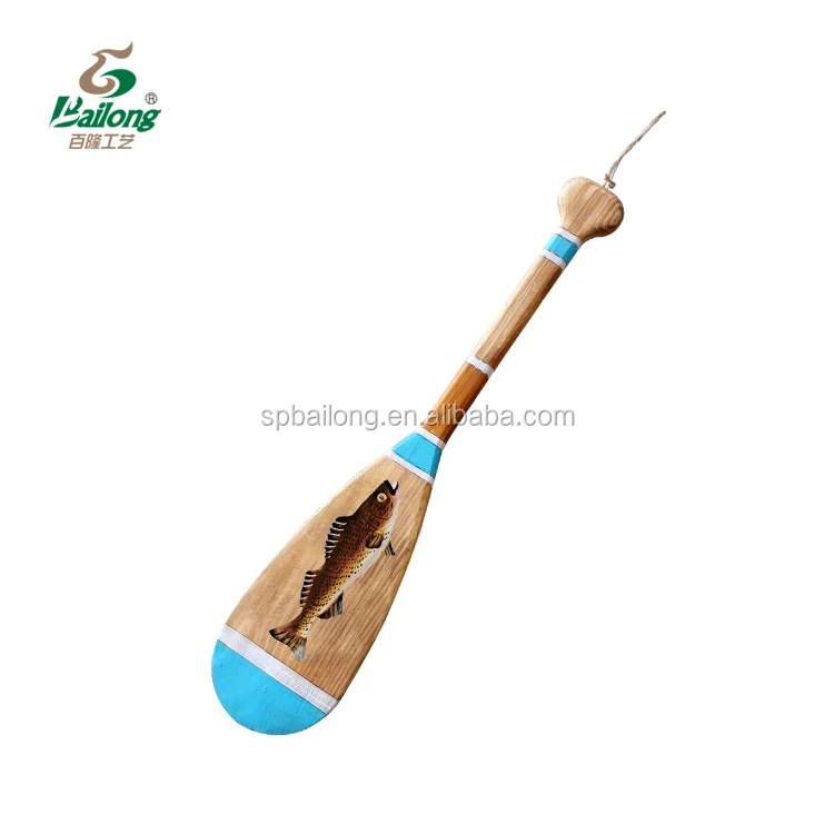 Vintage Wood Oars - Decorative Nautical Crafts for Home