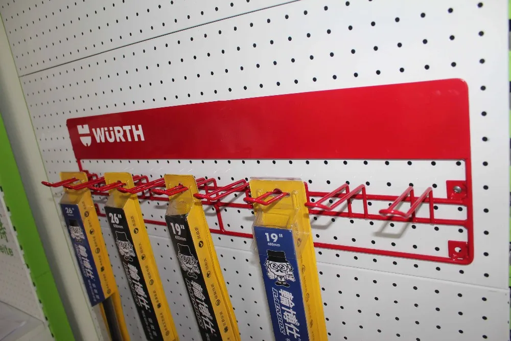 Metal Wiper Blade Display Rack - Easy Installation