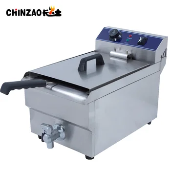 Table Top Restaurant Electric Deep Fryer 17l For Commercial Use - Buy ...