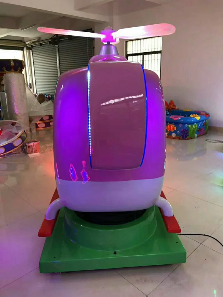 Hot Selling Coin Operated Kiddie Rides Helicopter Amusement Rides For ...
