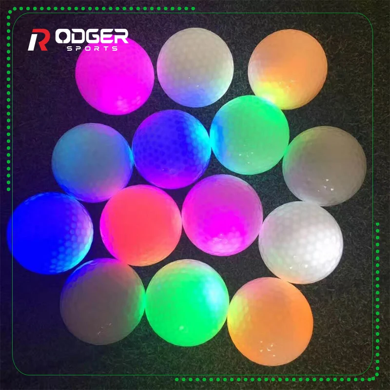 Luminous Led Luminous Ball Christmas Golf Balls Glowing In The Night ...