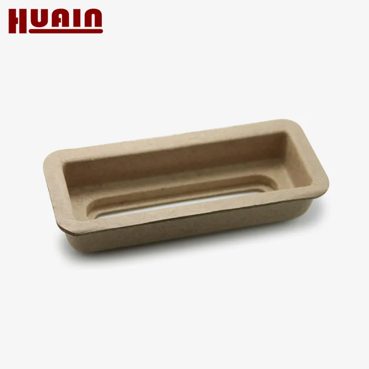 Eco-friendly Molded Paper Pulp Foam Inlay Tray Packaging