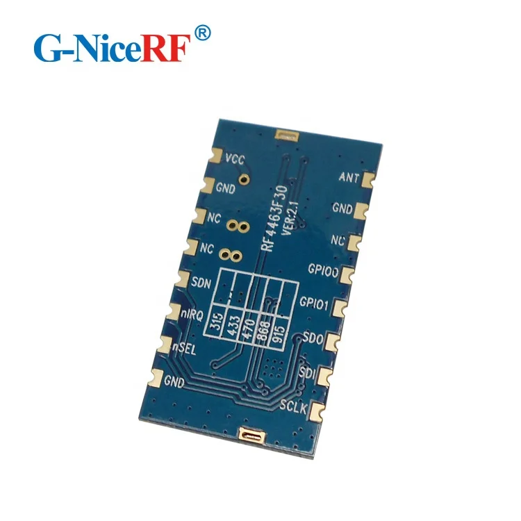 G-NiceRF RF4463F30 Si4463 433/470/868/915MHz FSK RF الارسال و وحدة ...