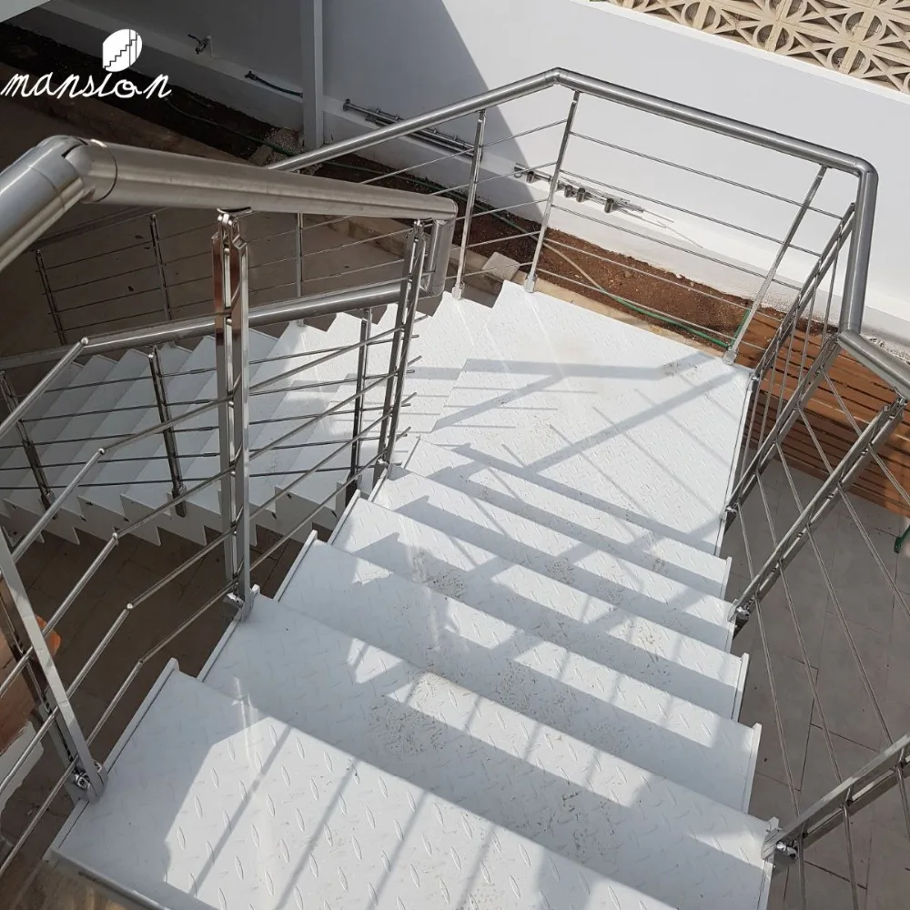 Prefabricated Galvanized Steel Stairs Kit Outdoor, View prefabricated ...