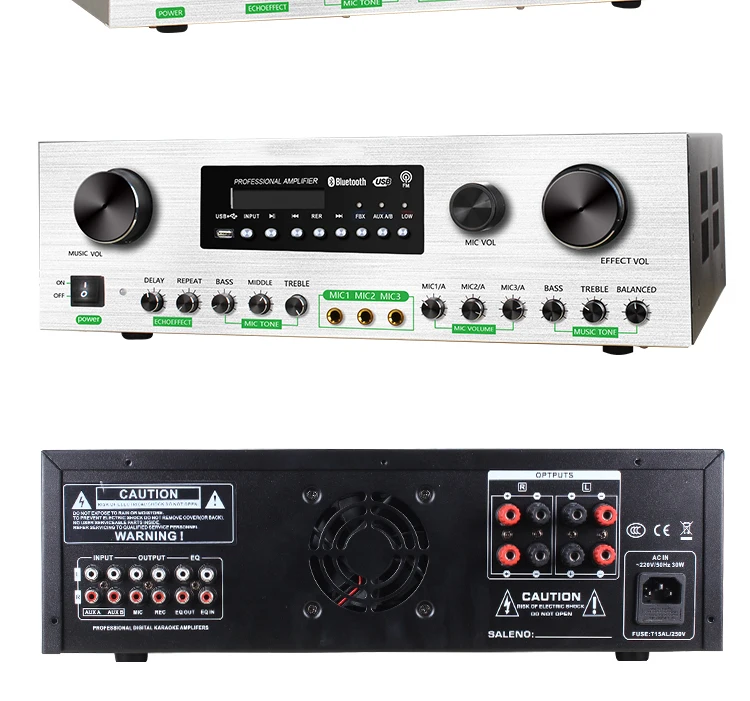 Low Price Professional Audio Digital Echo Mixer Karaoke Amplifier - Buy ...