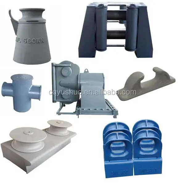 Marine Pedestal Fairlead Roller With Cleat And Warping Roller - Buy ...
