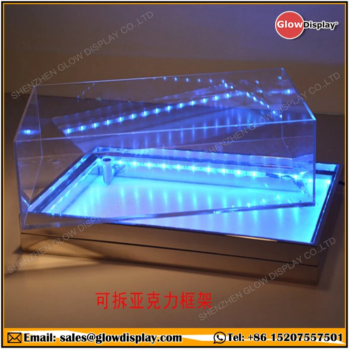 Stainless Steel Led Luminous Ice Tank Western Seafood Buffet Drink Beer ...