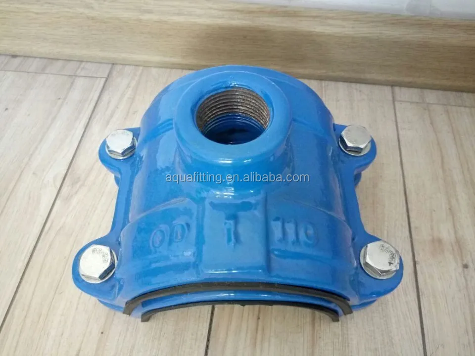 Ductile Iron Tapping Saddle For Pvc Pipe With High Quality - Buy ...