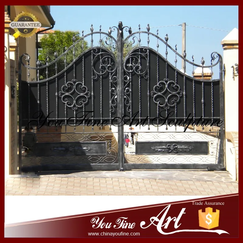Italian Style Wrought Iron Gate For Villa - Buy Wrough Iron Gate ...
