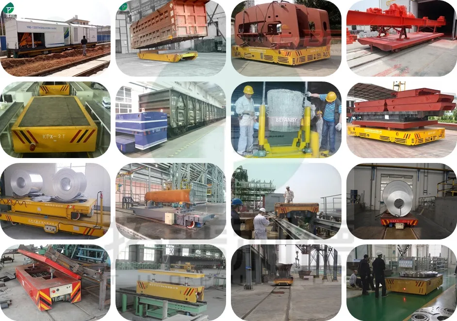 Motorized Rail Transport Trolley for Billet Factory - 10T