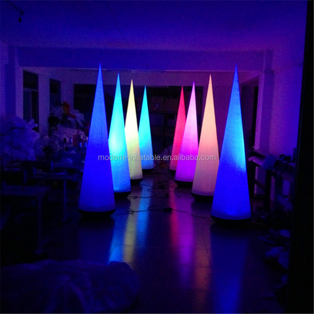 3m*63cm Giant Led Inflatable Cone For Wedding Decoration - Buy Giant ...