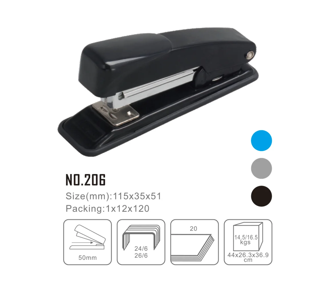 Stapler,Uses No. 24/6&26/6 Staples - Buy Stapler Uses No. 24/6 26/6 ...