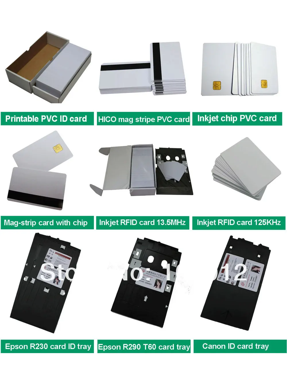 Printable RFID Cards with Magnetic Strip - Good Quality