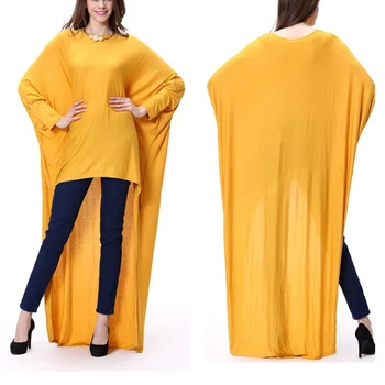 Muslim Tunic Tops Blouse Design Plus Size Long Top For Muslim Girls ...