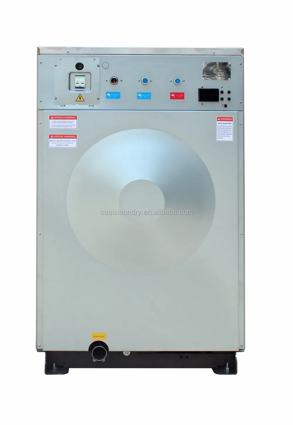 15kg Full Automatic Coin Operated Washer Extractor Laundry Vending From ...