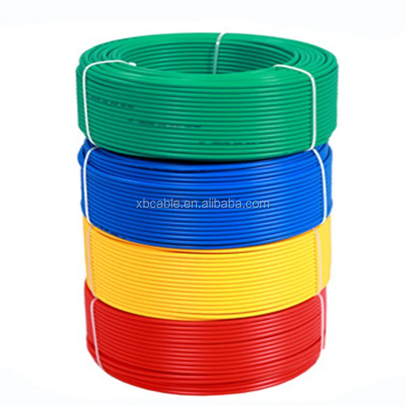 Single Core Bv Cable Copper Conductor Pvc Insulated Wire Solid Electric ...