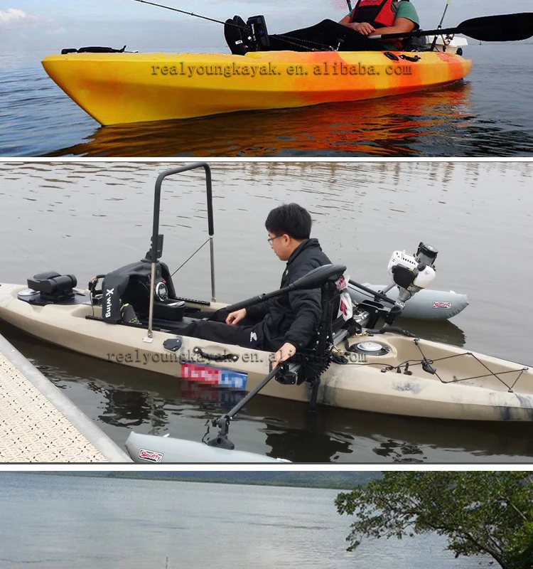 Wholesale Professional Single Fishing Kayak with Pedals