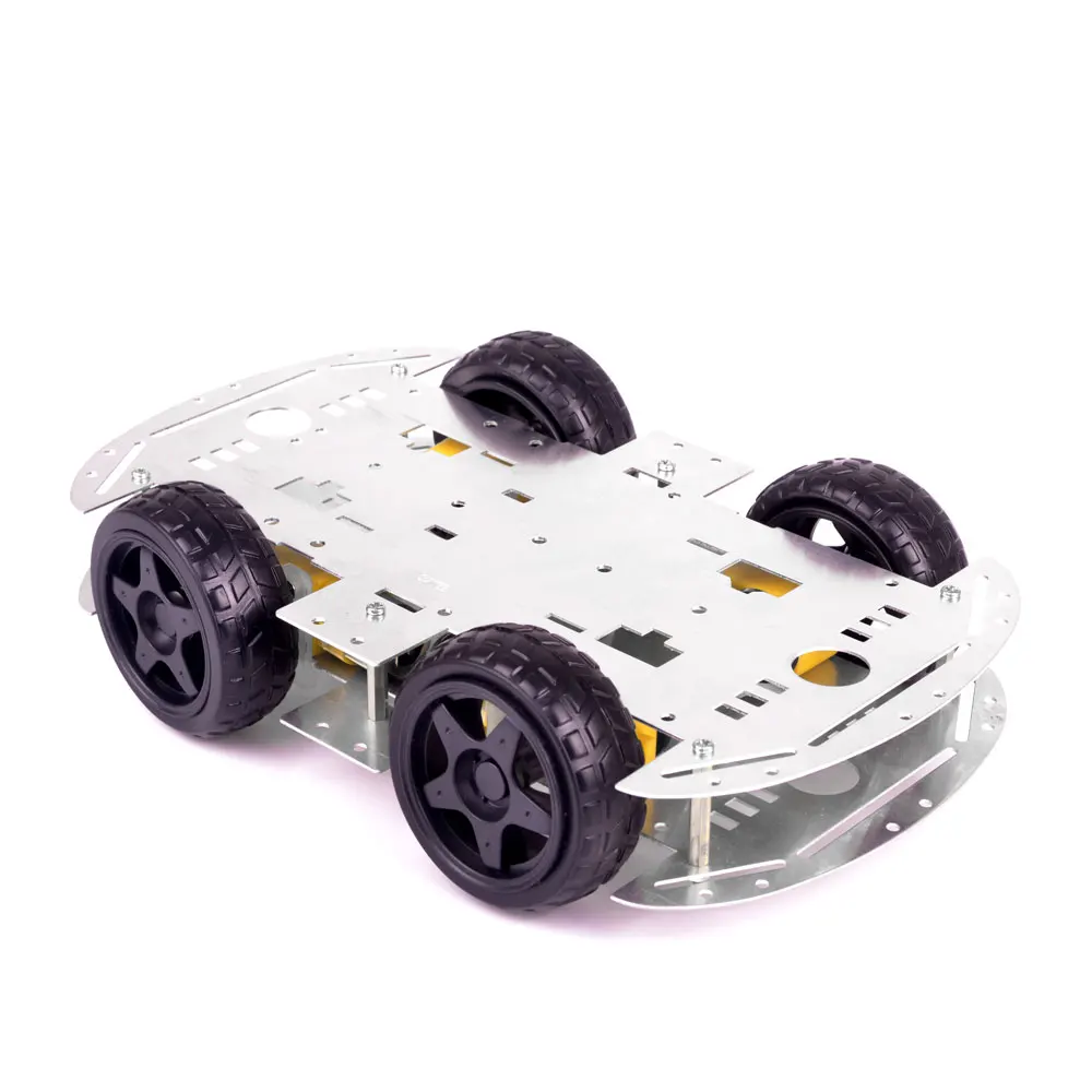 Nuevo Kit de Chasis de Coche Robótico Inteligente 4WD para Proyectos ...