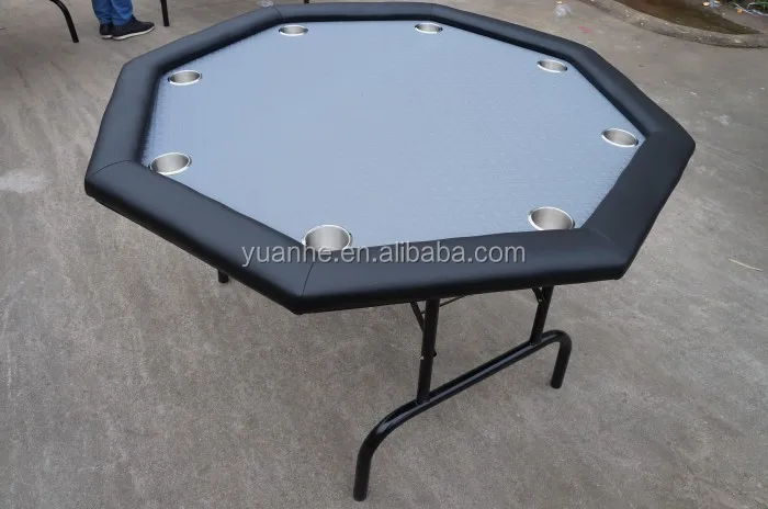 48 Inch 8 Person Discount Folding Portable Octagon Poker Card Table For ...