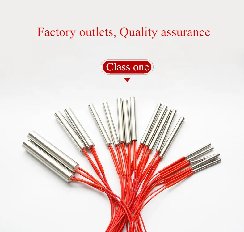 8 *50mm-8*150mm 220V 100W-250W Cartridge Heaters for Molding