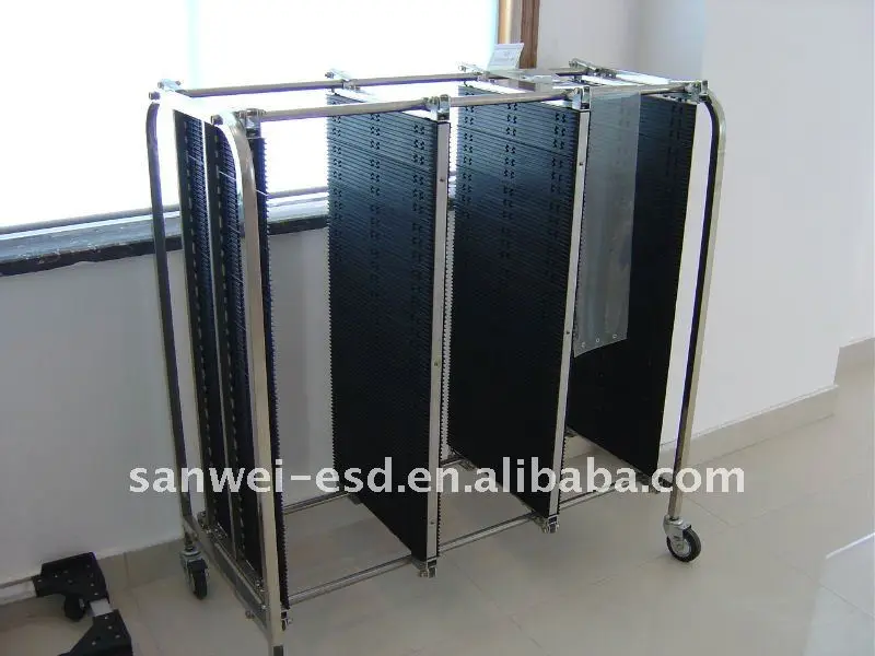 Vertical Esd Pcb Magazine Storage Trolley - Buy Esd Pcb Trolley,Esd ...