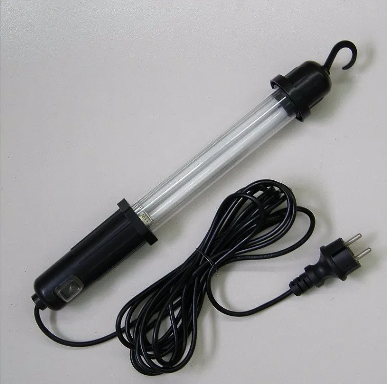 Small Moq 8w Portable Long Fluorescent Inspection Lamp Cord Fluorescent ...