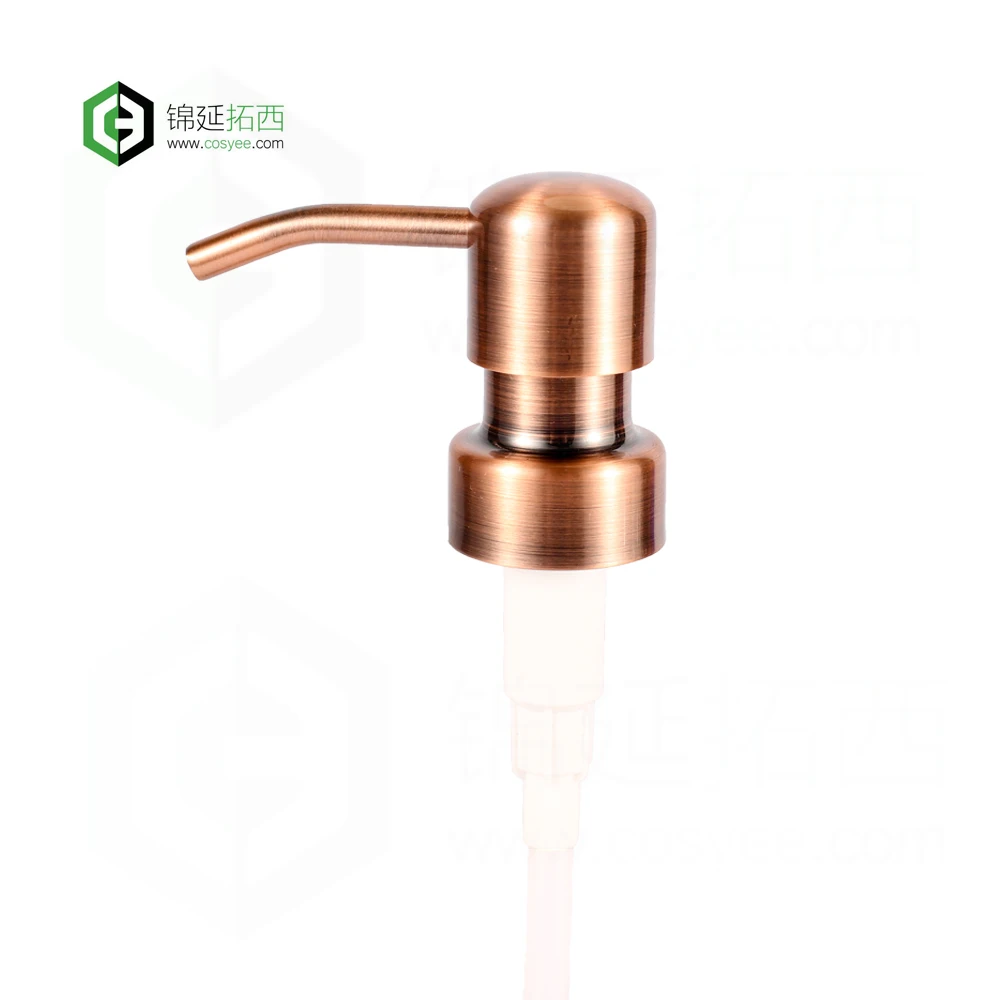 Antique Copper Finish Stainless Steel Liquid Soap Dispenser