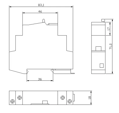 Electrical Mechanical Relay - Impulse with Sealed Contacts